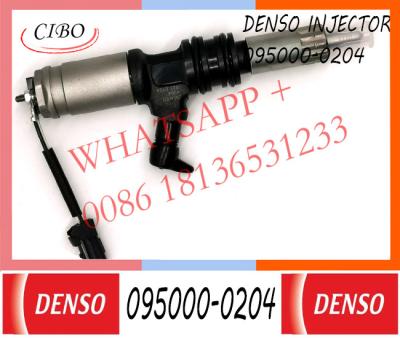 China 6M60T Engine Spare Part 095000-0204 Genuine Diesel Fuel injector for sale