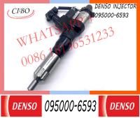 China 23670-E0010 Common Rail assembly Diesel Fuel Injector 095000-6593 VH23670E0520 for HINO J08E Kobelco Excavator SK300-8 for sale