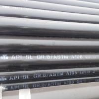 China Pipeline Hot Rolled Petroleum Tube Round Iron Api 5l Gr B Black Painted 6m Length for sale