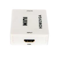 China Mini 40g 1920x1200 60Hz Type A HDMI To VGA Adapter for sale