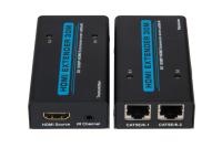 China CEC DC 5V 30M HDCP 1.2 HDMI TO RJ45 4K HDMI Extender for sale
