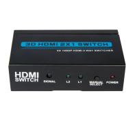 China 28AWG 1920*1200 2x1 19 PIN HDMI Switch Box for sale
