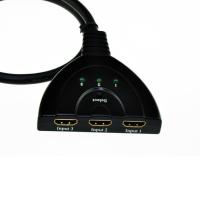 China HDCP1.0 HDMI1.3b 3x1 HDMI Switch Box With Pigtal for sale