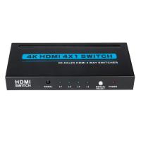 China 280g 10.2Gbps 4x1 19 PIN HDMI Switch Box Support HDCP for sale