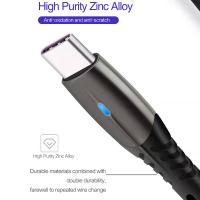 China SR Mold Anti Oxidation Zinc Alloy 5A Type C USB Cable for sale