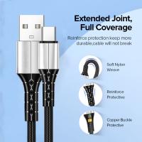 China Huawei Xiaomi Samsung Extended Joint 1M 5A USB C Cable for sale