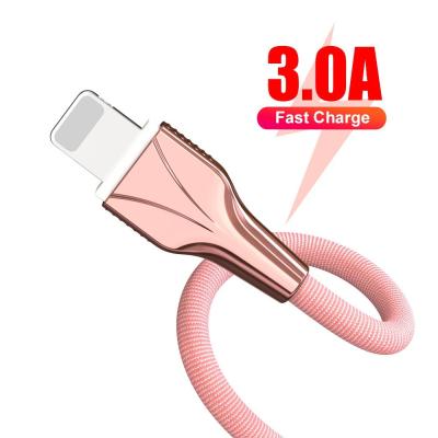 China 2M 3M ISO 55g 3A Data Transmission Fast Charging USB Cable for sale