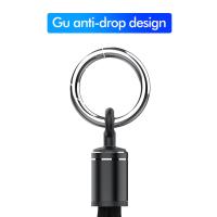 China Fabric Braided 14cm  2.4A 3 In 1 Fast Charging USB Cable for sale