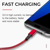 China RoHS OEM ODM QC3.0 6.6FT 2m 3A Micro USB Fast Charging USB Cable for sale
