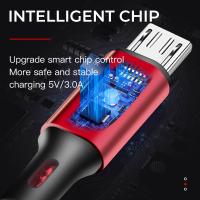 China RoHS OEM ODM QC3.0 6.6FT 2m 3A Micro USB Fast Charging USB Cable for sale