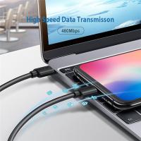 China TPE 480Mbps PD 20V 60W 3A Quick Charge USB C To USB C Cable for sale