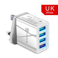 China iPhone Samsung A50 A51 5V 3.1A 45w 4 USB Wall Charger for sale