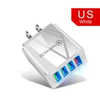 China iPhone Samsung A50 A51 5V 3.1A 45w 4 USB Wall Charger for sale