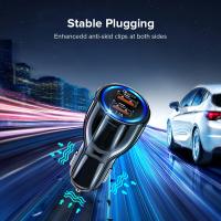 China DC 24V 3.1A QC3.0 Dual USB Port Quick Charging Adapter for sale