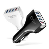 China 4 USB Ports 40g 2.4amp 3.1A QC3.0 Car Fast Charging Adapter for sale