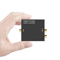 China 96KHz Optical Digital Stereo Audio SPDIF Toslink Coaxial Signal To Analog Converter for sale