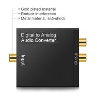 China 96KHz Optical Digital Stereo Audio SPDIF Toslink Coaxial Signal To Analog Converter for sale