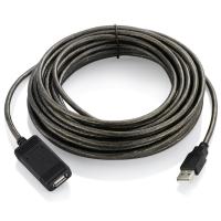 China Active Repeater Foil Braided Built In 48P IC USB 2.0 Extension Cable for sale
