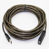 China Active Repeater Foil Braided Built In 48P IC USB 2.0 Extension Cable for sale
