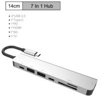 China ROHS MacBook Pro RJ45 Adapter PD Charging 8 Port USB3.0 HUB for sale