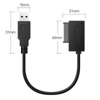 China USB 2.0 Sata II 13 Pin Adapter Converter Computer Connection Cable for sale