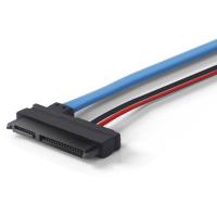 China 30CM 1FT 12 Inch 22 Pin To Slimline SATA 5V Cable Serial Connection for sale