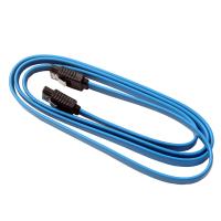 China 1M 3.3ft Blue Straight Locking Latching SATA III Cable Serial for sale