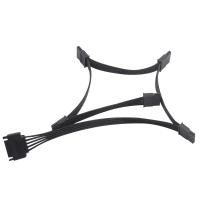 China 4 Pin IDE 1 To 5 SATA 15 Pin Hard Drive Power Supply Splitter Cable for sale