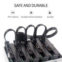 China 4 Pin IDE 1 To 5 SATA 15 Pin Hard Drive Power Supply Splitter Cable for sale