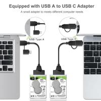 China Adapter SATA III USB 2.0 3.0 3.1 To Serial ATA 22 Pin Converter Hard Disk W/ UASP for sale