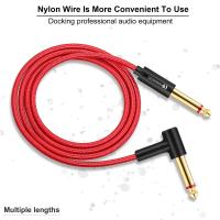 China 6.5mm Jack 5m 10m 15m  Guitar Mixer Amplifier Bass Cable for sale