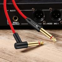 China 6.5mm Jack 5m 10m 15m  Guitar Mixer Amplifier Bass Cable for sale