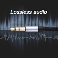 China ROHS anti winding Braid USB Type C  To AUX 3.5mm Audio Cable for sale