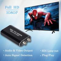 China RG-59 Cable 24V F970 D28S Battery 100M SDI To HDMI Audio Video Converter for sale