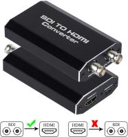 China RG-59 Cable 24V F970 D28S Battery 100M SDI To HDMI Audio Video Converter for sale
