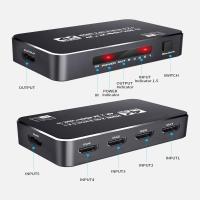 China 18.5 Gbps 5 Ports 5x1 Kvm 4K 60Hz HDR10 HDMI 2.0 Switcher for sale