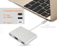 China 4096 x 2160 USB 3.1 To VGA USB 3.0  Multiport Adapter Converter for sale
