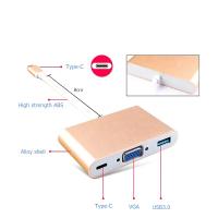 China 4096 x 2160 USB 3.1 To VGA USB 3.0  Multiport Adapter Converter for sale