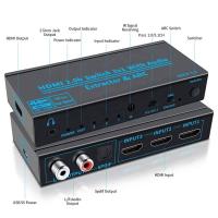 China HDMI 2.0b Switch 3 In 1 4K 60HZ 600MHz Coaxial Toslink Switcher Box for sale