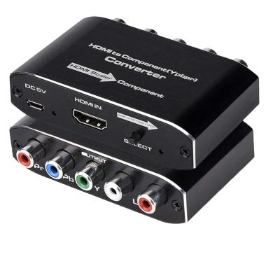 China DMI To YPbPr 5RCA RGB HDCP 1.4 Component Converter Adapter for sale