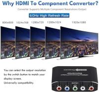 China DMI To YPbPr 5RCA RGB HDCP 1.4 Component Converter Adapter for sale