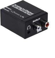 China R/L RCA 3.5mm AUX LPCM Analog To LPCM Digital Coaxial Audio Video Converter for sale