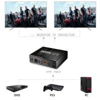 China 1 To 2 Amplifier 250g 3840x2160 HDMI In Splitter for sale