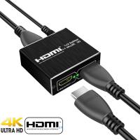 China 1 To 2 Amplifier 250g 3840x2160 HDMI In Splitter for sale