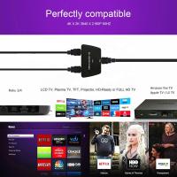 China 1 In 2 Out 18Gbps 4Kx2K 4K 60HZ HDMI 2.0 Splitter for sale