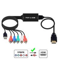China RCA RGB YPbPr To HDMI Converter 60Hz Video Audio Adapter for sale