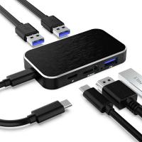 China MacBook Aluminum Alloy 4K*2K  5 in 1 5GB USB C Hub for sale