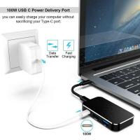 China MacBook Aluminum Alloy 4K*2K  5 in 1 5GB USB C Hub for sale