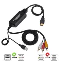 China 2160P HDMI To AV 3RCA CVBs RCA Converter Cable Adapter for sale