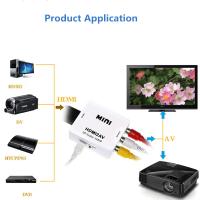 China HDMI 1.3 To RCA CVBS AV Composite Converter Adapter for sale